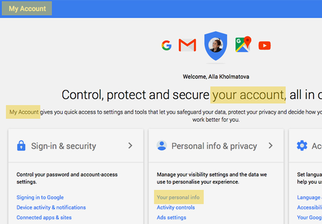 Как писать интерфейсные надписи